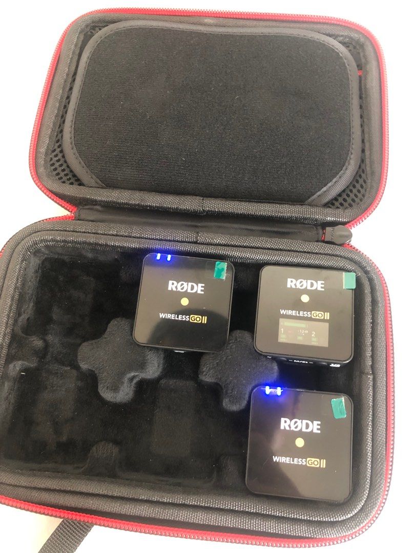 Rode wireless go 2, with 2 lav mic and charging case, Audio, Other ...