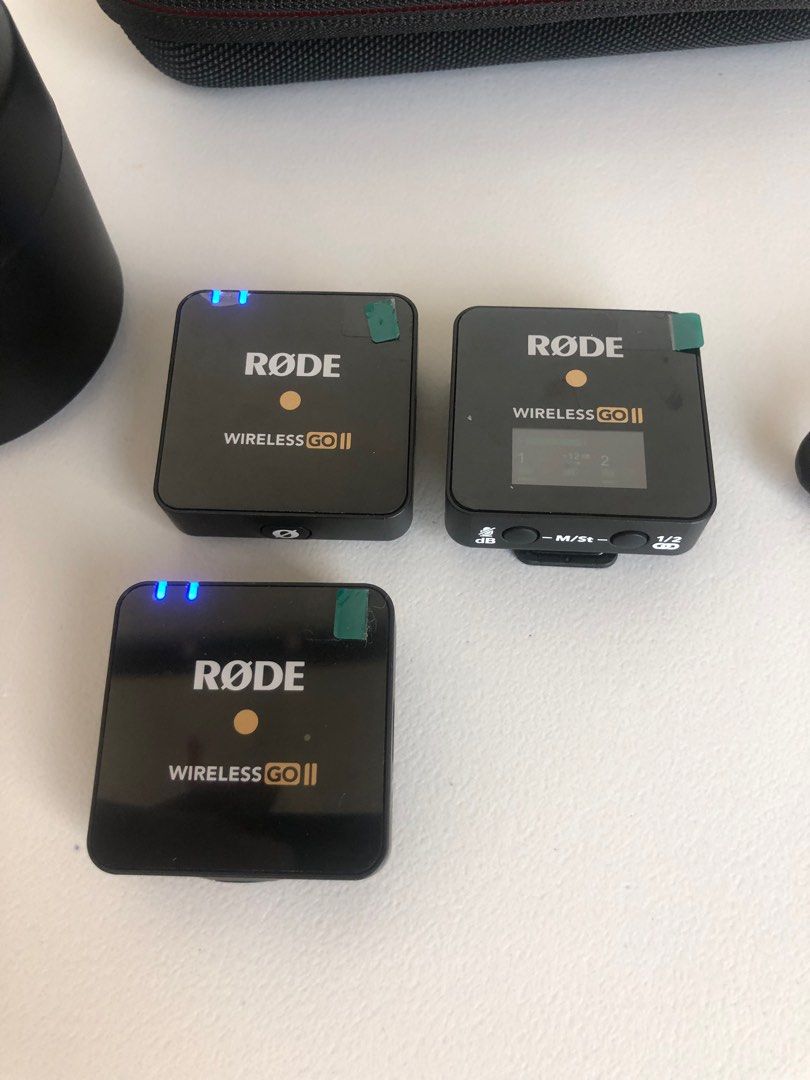 Rode wireless go 2, with 2 lav mic and charging case, Audio, Other ...