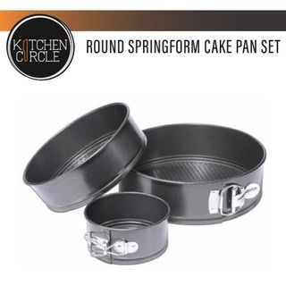Round Springform Cake Pan Set, Furniture & Home Living, Kitchenware ...