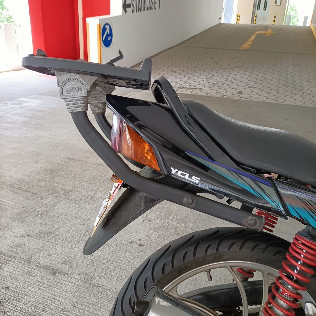 RXZ Heavy Duty Givi rear rack, Motorcycles, Motorcycle Accessories on ...