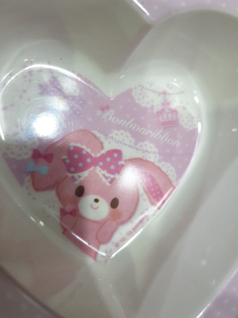 Sanrio Bonbonribbon heart shape bowl, Furniture & Home Living ...