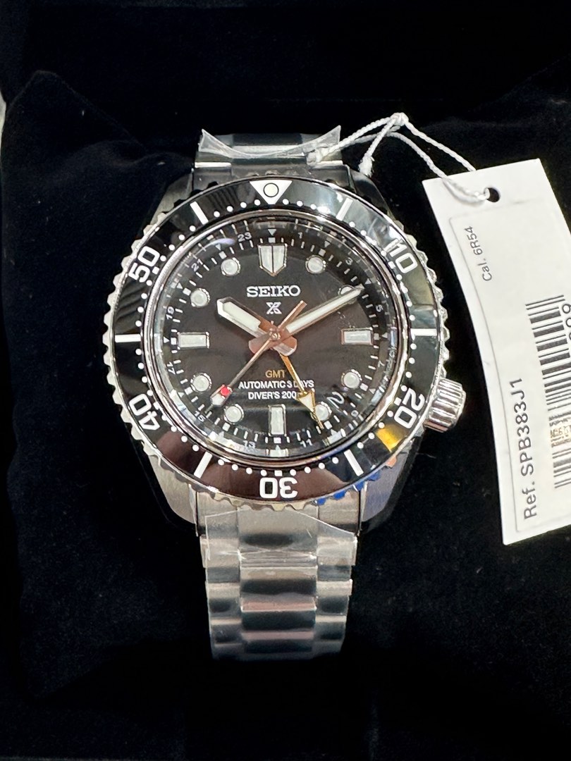 SEIKO PROSPEX GMT SPB383J1 SPB383, 男裝, 手錶及配件, 手錶 - Carousell