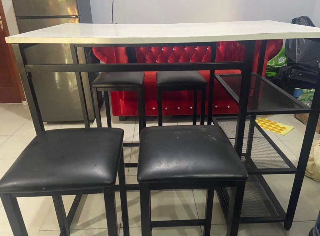 Set meja bar informa, Perabotan Rumah di Carousell
