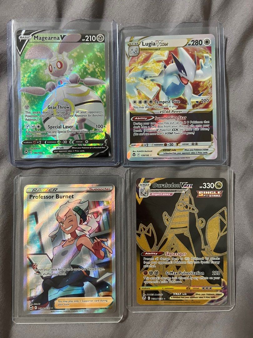 SILVER TEMPEST V VMAX VSTAR BLACK GOLD TRAINER FULL ART GALLERY RADIANT ...