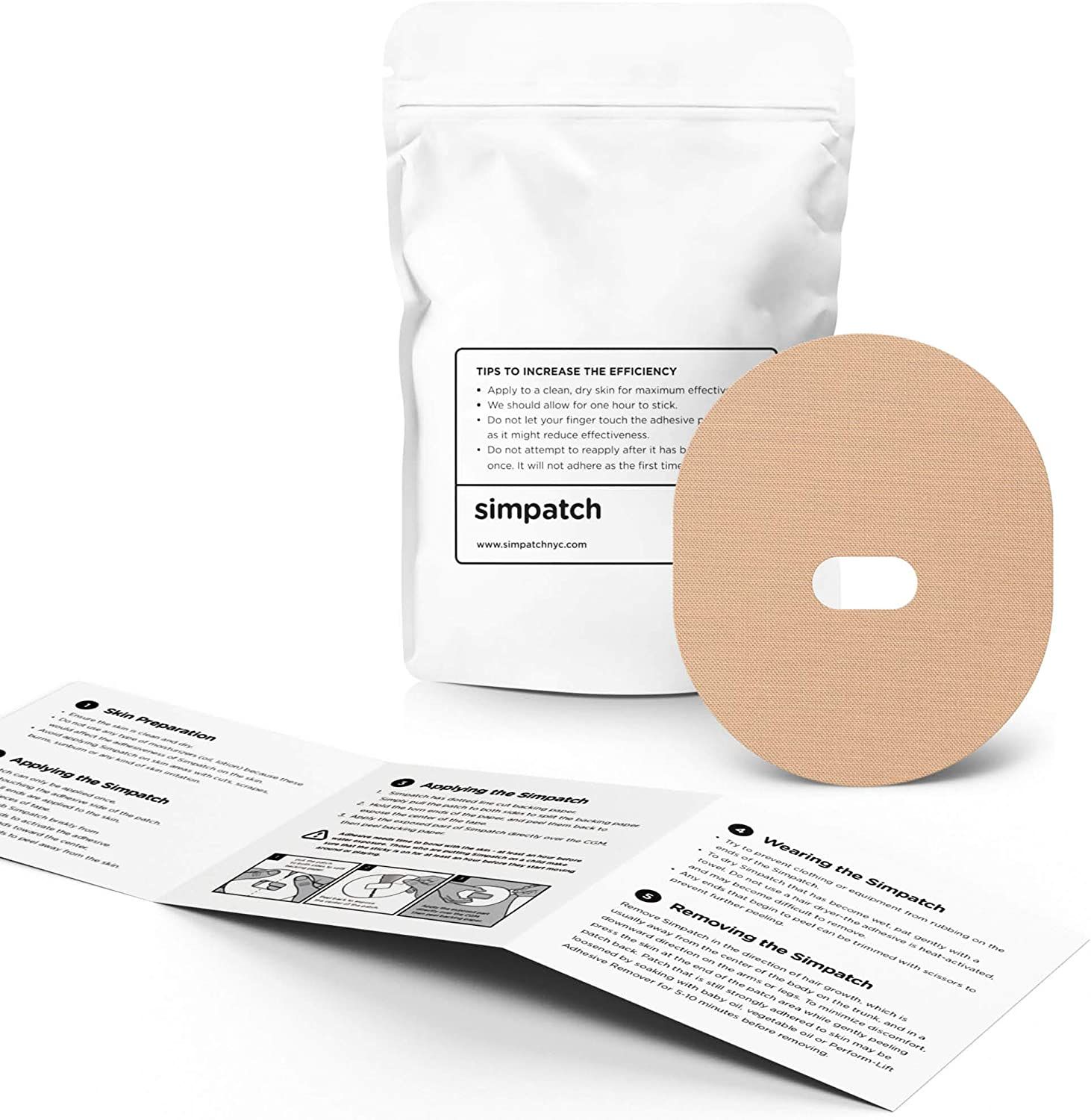 SIMPATCH – Guardian, Enlite Adhesive Patch (25-Pack) (Tan), Health ...