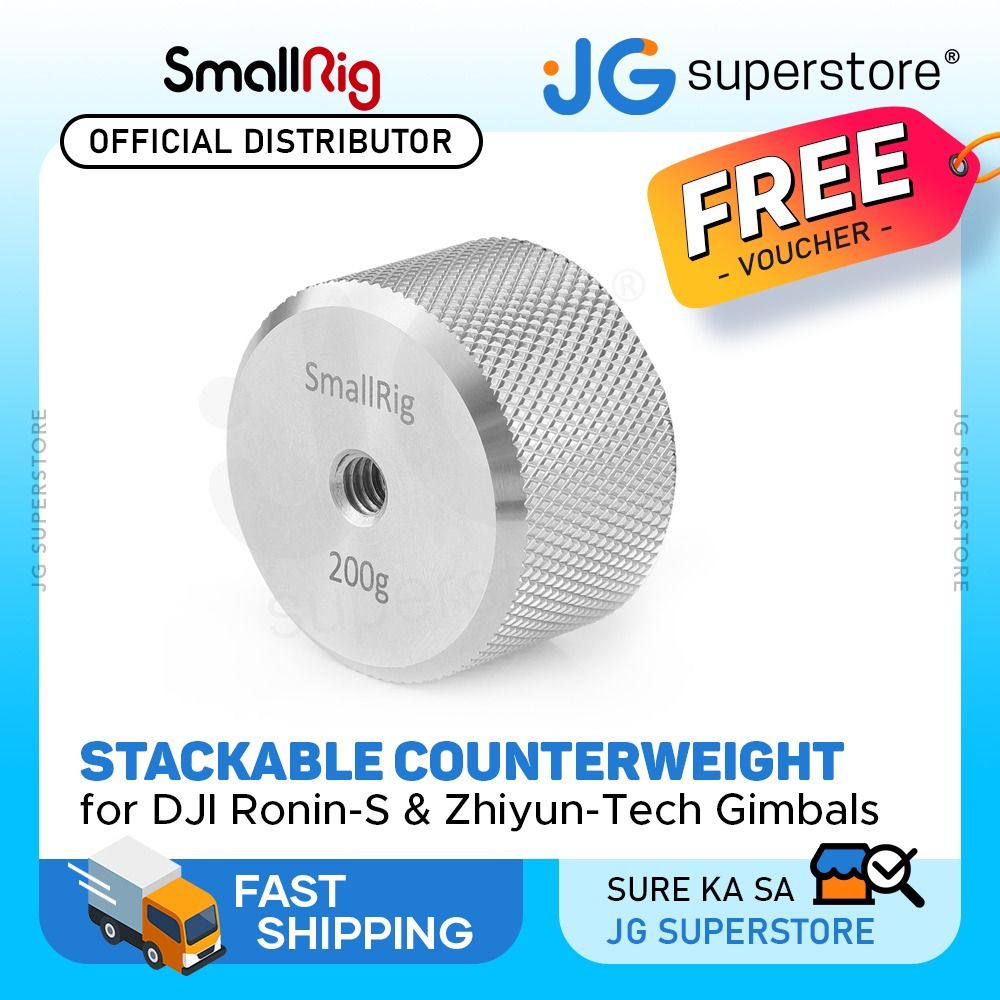 SmallRig 200G /100g / 50g Counterweight with Stackable 1/4"-20 Threaded ...