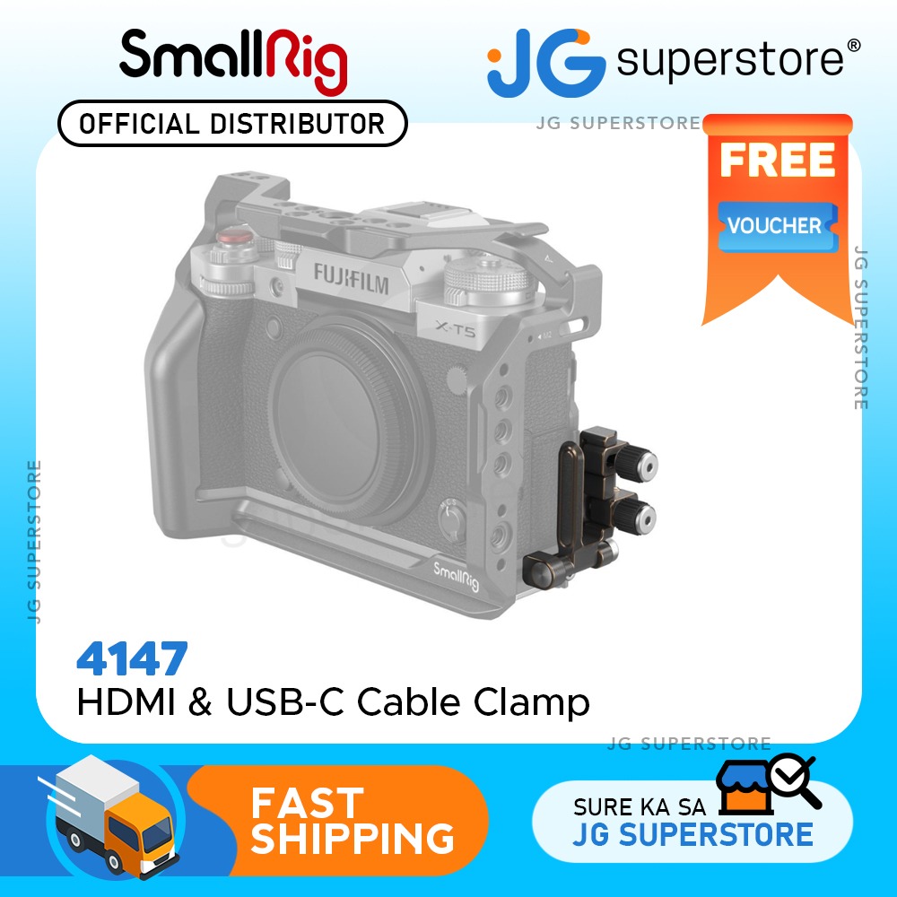 SmallRig HDMI & USB-C Cable Attachment Clamp with M3 Screws for ...