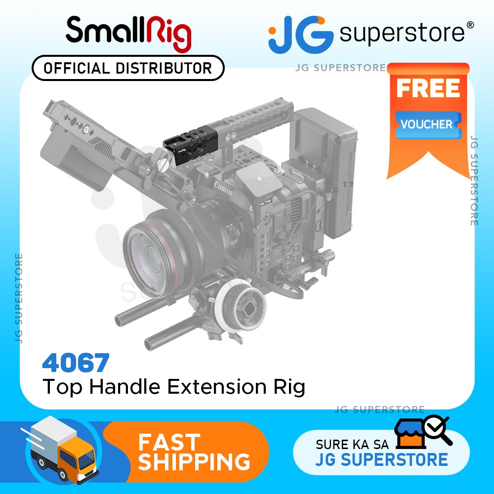 SmallRig Top Handle Extension Rig with Cold Shoe Mount and M4 Threaded ...