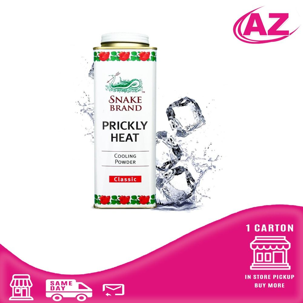 SNAKE BRAND PRICKLY HEAT COOLING TALCUM POWDER ORIGINAL CLASSIC | 50G | 140G | 280G | Store ...
