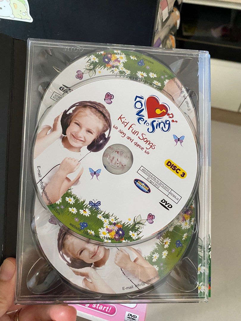 Songs dvd for kids (3 dvd), Hobbies & Toys, Music & Media, CDs & DVDs ...
