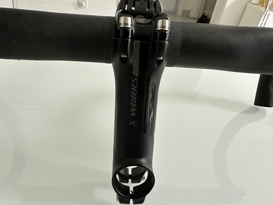 Specialized S-Works handlebar and stem and bike Garmin computer mount ...