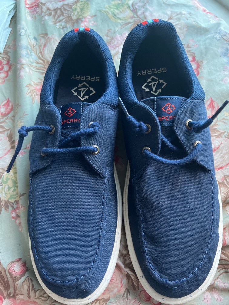 Sperry canvas sea cycled moc, Women's Fashion, Footwear, Sneakers on ...