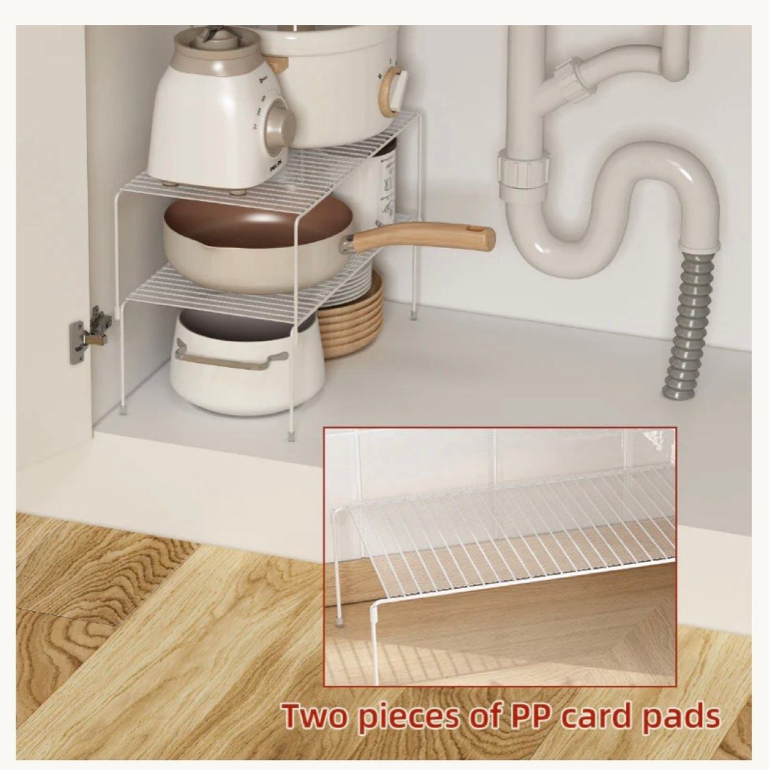 Stackable 2-tier rack, Furniture & Home Living, Furniture, Shelves ...