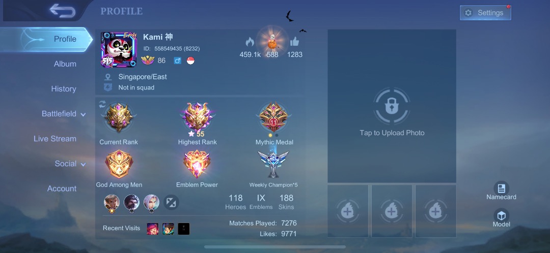 *STACKED* MLBB mlbb mobile legends bang bang account, Video Gaming ...