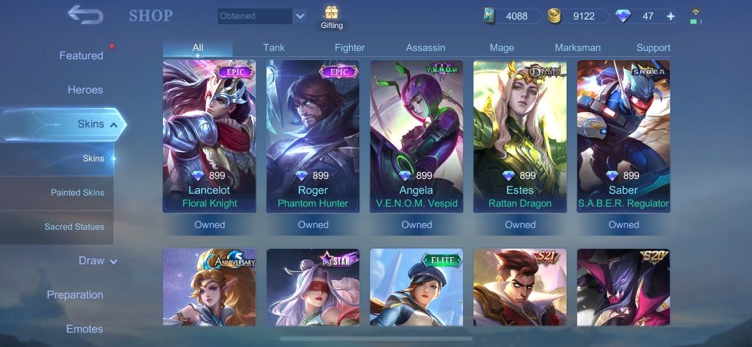*STACKED* MLBB mlbb mobile legends bang bang account, Video Gaming ...