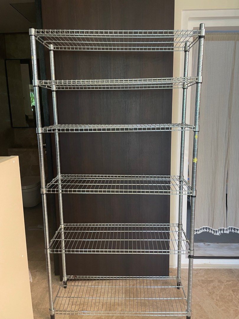Stainless Shelves, Furniture & Home Living, Furniture, Shelves ...