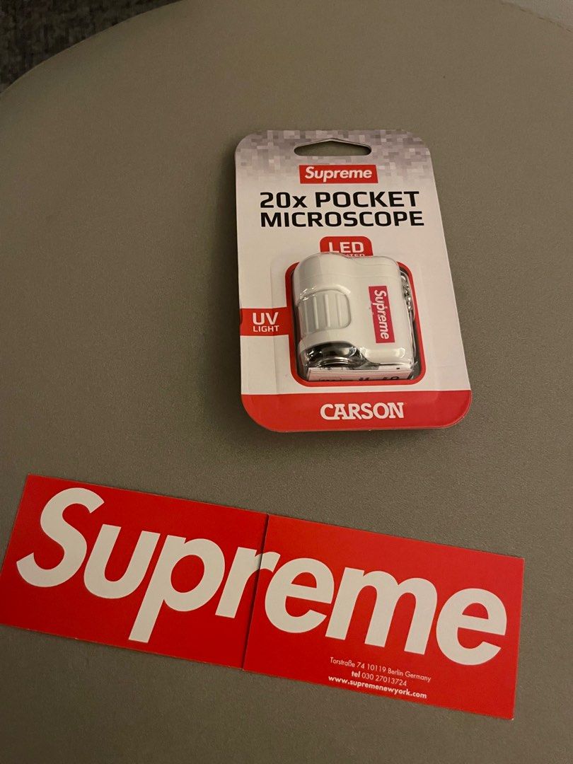 Supreme x Raymay pocket microscope keychain with UV light, Sports ...