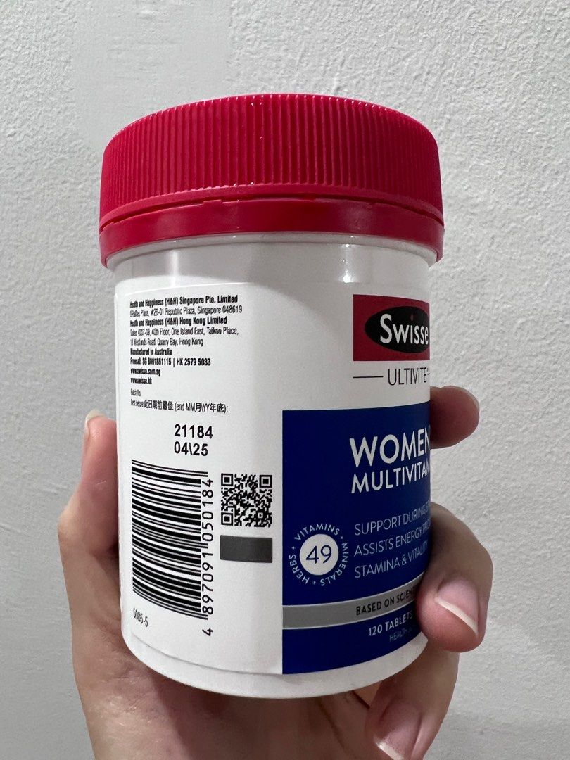 Swisse Women’s multivitamin, Health & Nutrition, Health Supplements ...