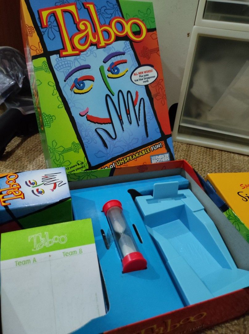 Taboo plus Singaporean words, Hobbies & Toys, Toys & Games on Carousell