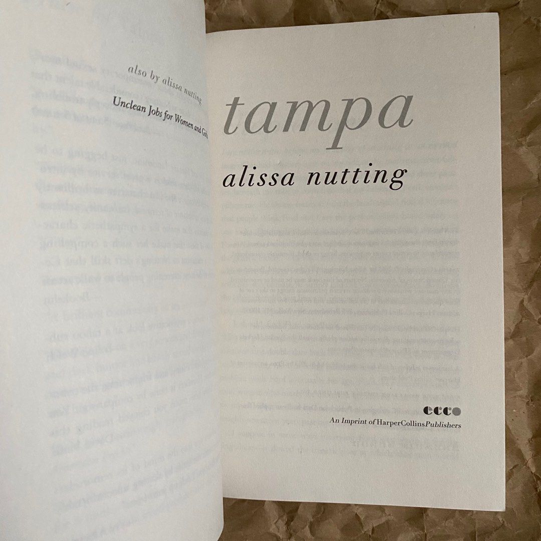 Tampa by Alissa Nutting on Carousell