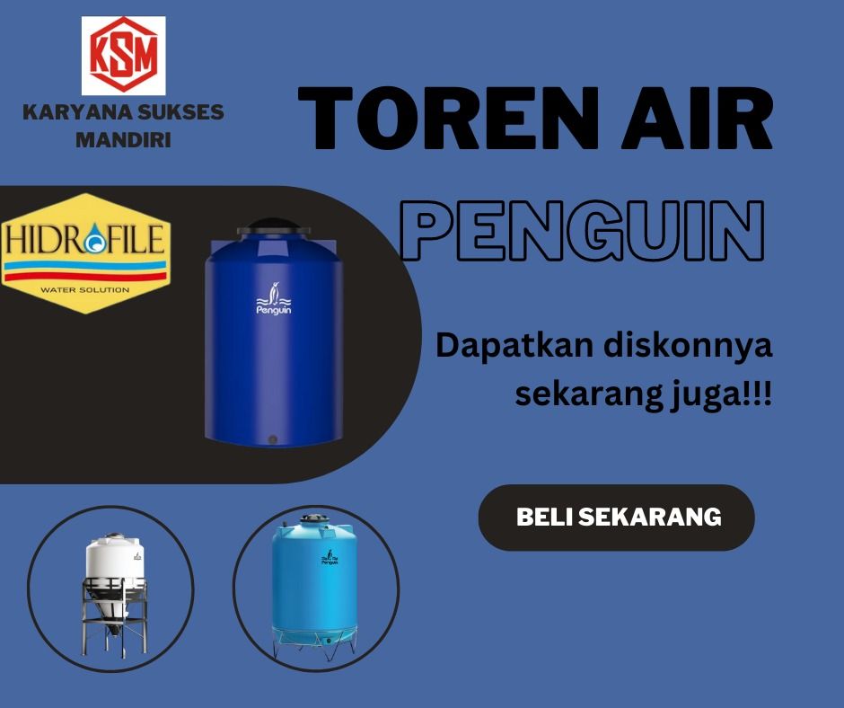 Tandon Air Penguin 2000L R4 Murah, Serba Serbi, Others di Carousell