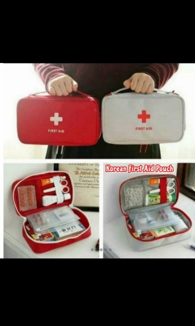 Tas obat kotak p3k first aid kit (tanpa isi), Perabotan Rumah di Carousell