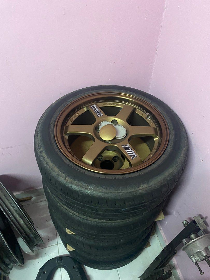 TE37 Bronze, Auto Accessories on Carousell