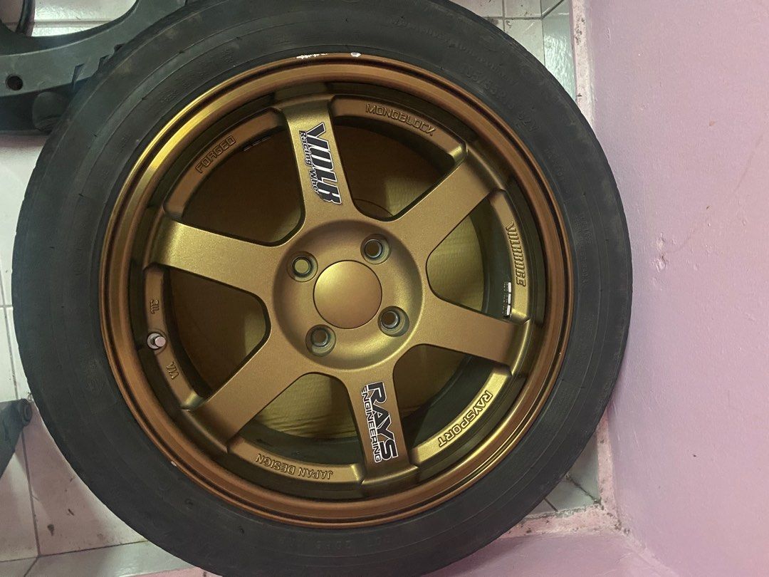 TE37 Bronze, Auto Accessories on Carousell