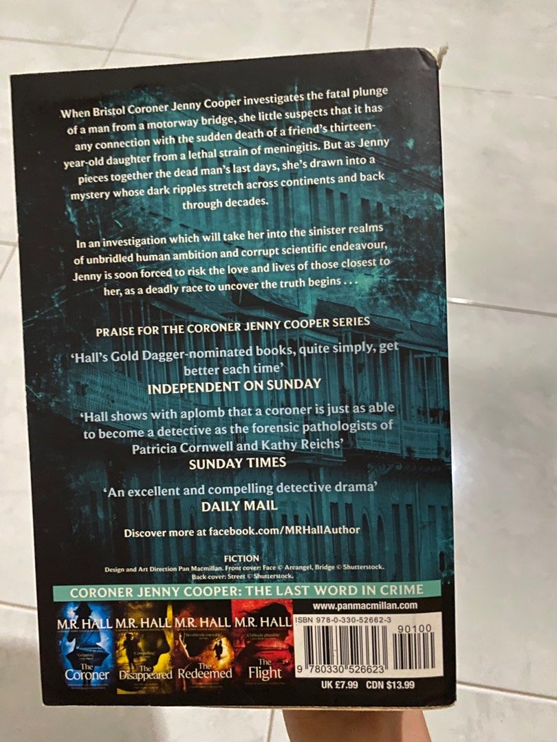 The Chosen Dead by MR Hall, Hobbies & Toys, Books & Magazines, Storybooks on Carousell