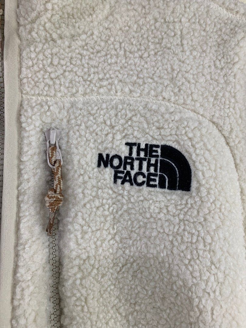 The North Face Sherpa Wool Jacket Reversible on Carousell