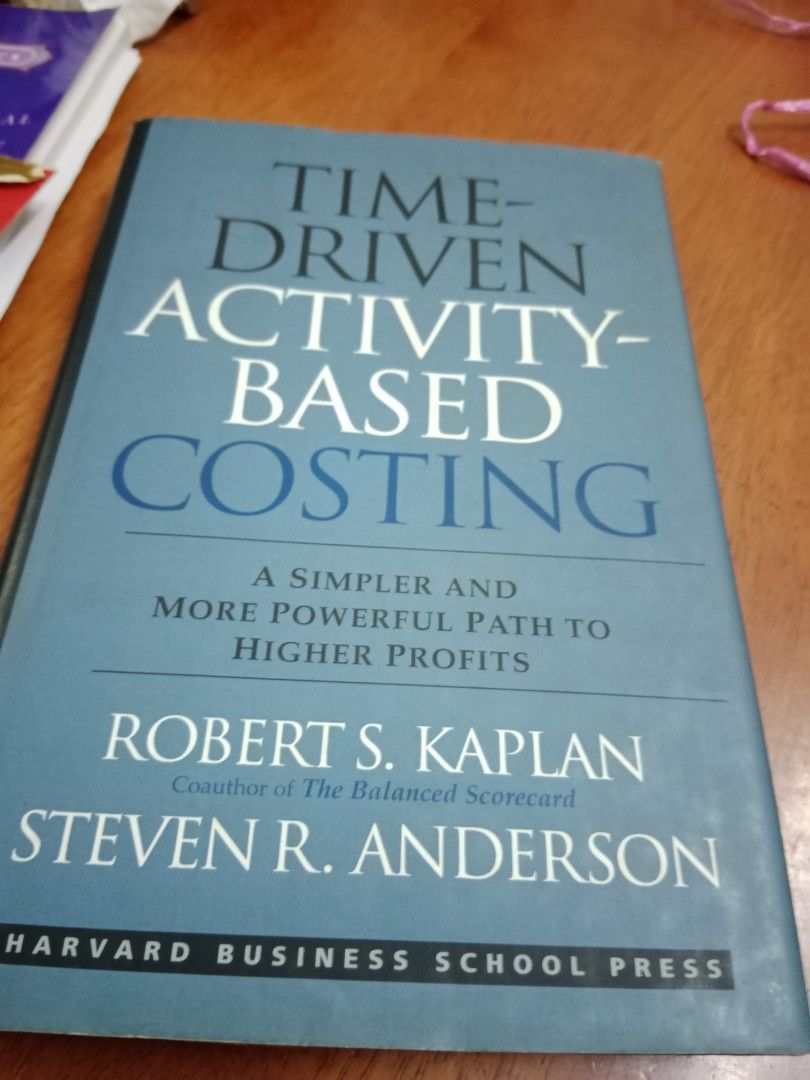 Time Driven Activity Based Costing Hobbies And Toys Books And Magazines Storybooks On Carousell