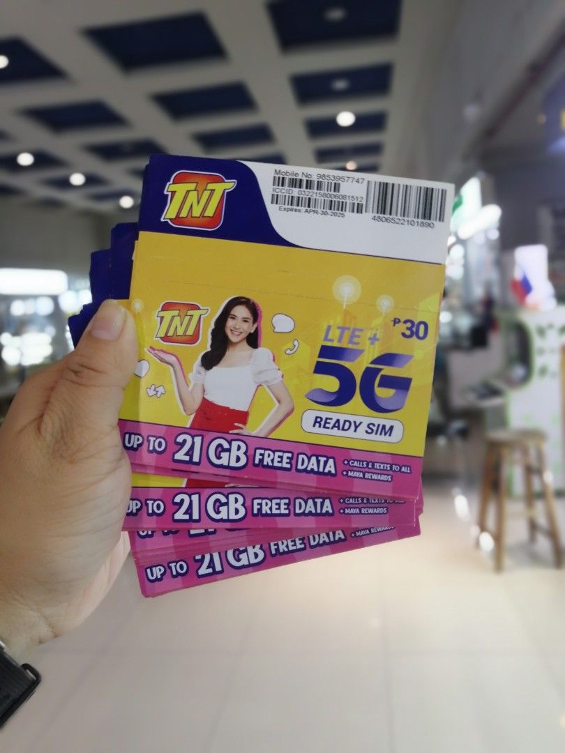 TNT SIM 5G, Mobile Phones & Gadgets, Mobile & Gadget Accessories, Sim ...