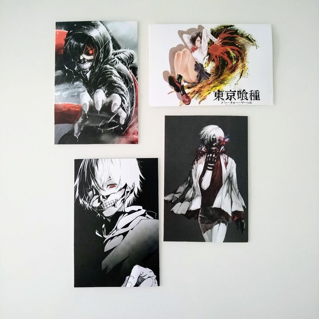 Tokyo Ghoul Set of 8 Postcards (Kaneki & Touka) & Free Touka Kirishima ...