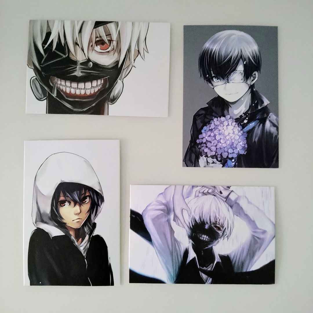 Tokyo Ghoul Set of 8 Postcards (Kaneki & Touka) & Free Touka Kirishima ...