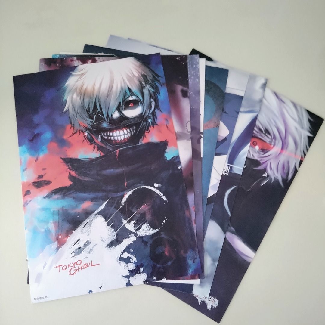 Tokyo Ghoul Set of 8 Postcards (Kaneki & Touka) & Free Touka Kirishima ...