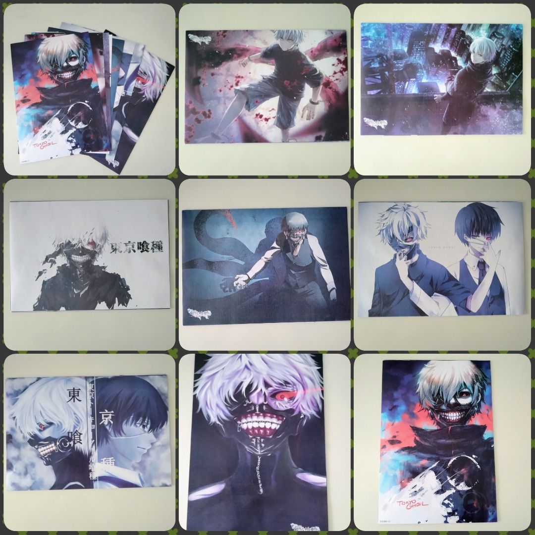 Tokyo Ghoul Set of 8 Postcards (Kaneki & Touka) & Free Touka Kirishima ...
