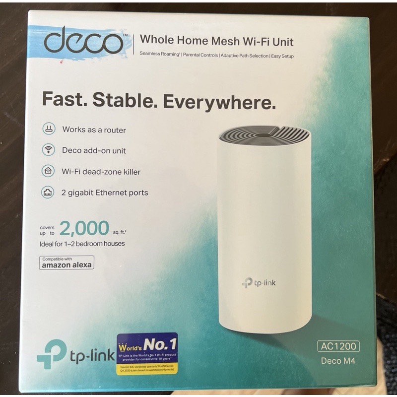 TP-LINK AC1200 Deco M4 Whole Home Mesh Wi-Fi System on Carousell