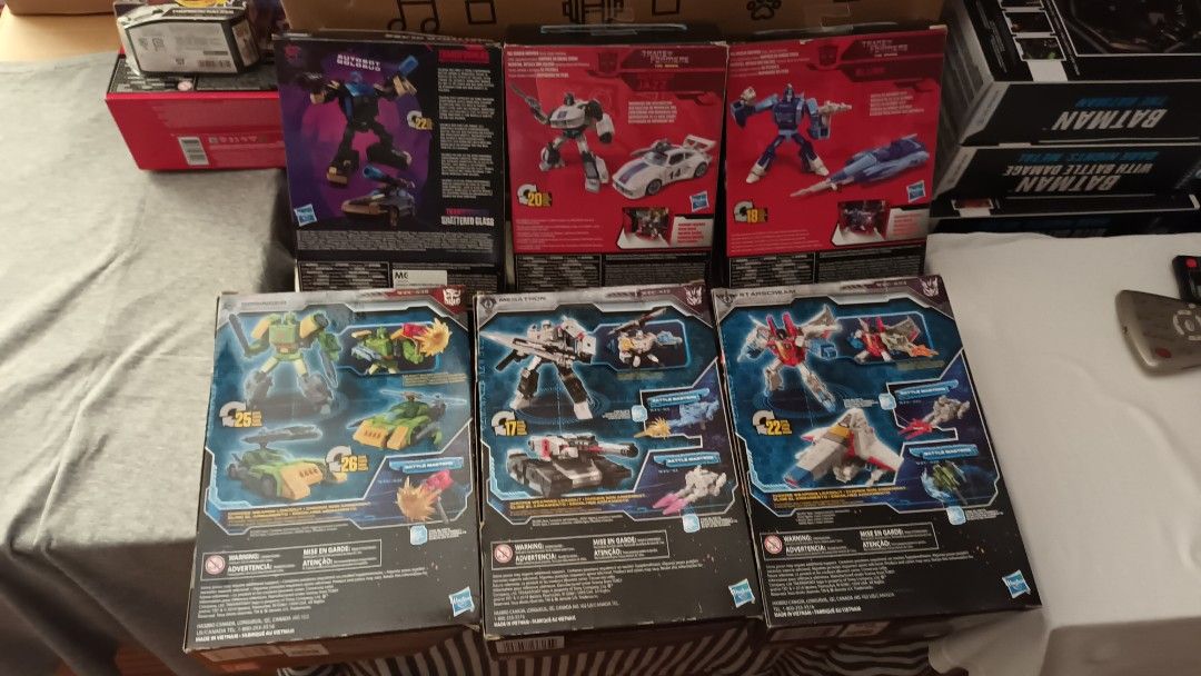 Transformers ASSORTED LOT JAZZ, SPRINGER, MEGATRON, STARSCREAM, BLURR ...