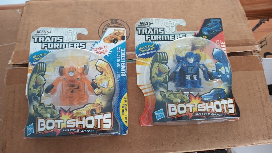 Transformers BOT SHOTS BUMBLEBEE AND MIRAGE MOSC, Hobbies & Toys, Toys ...