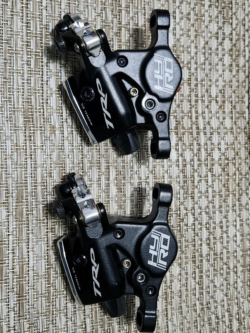 TRP HYRD Hybrid Disc Brake Calipers w/ TRP 160mm rotors on Carousell
