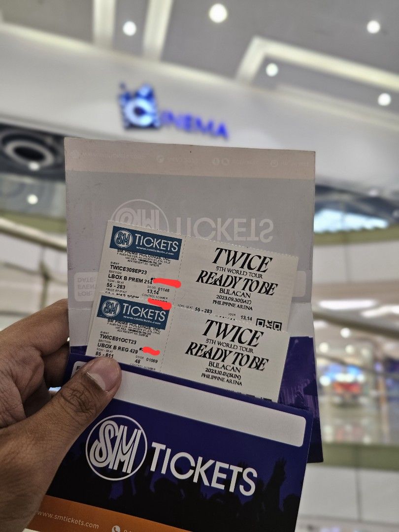 TWICE RTB UBB Regular Seat Day 2 Event Ticket, Tickets & Vouchers ...