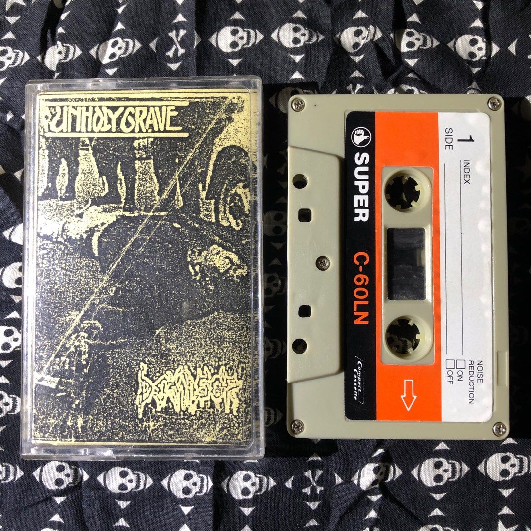 Unholy Grave(Jpn) / Demisor (sg) Rehearsal Trax 1997 Split Tape Kaset ...