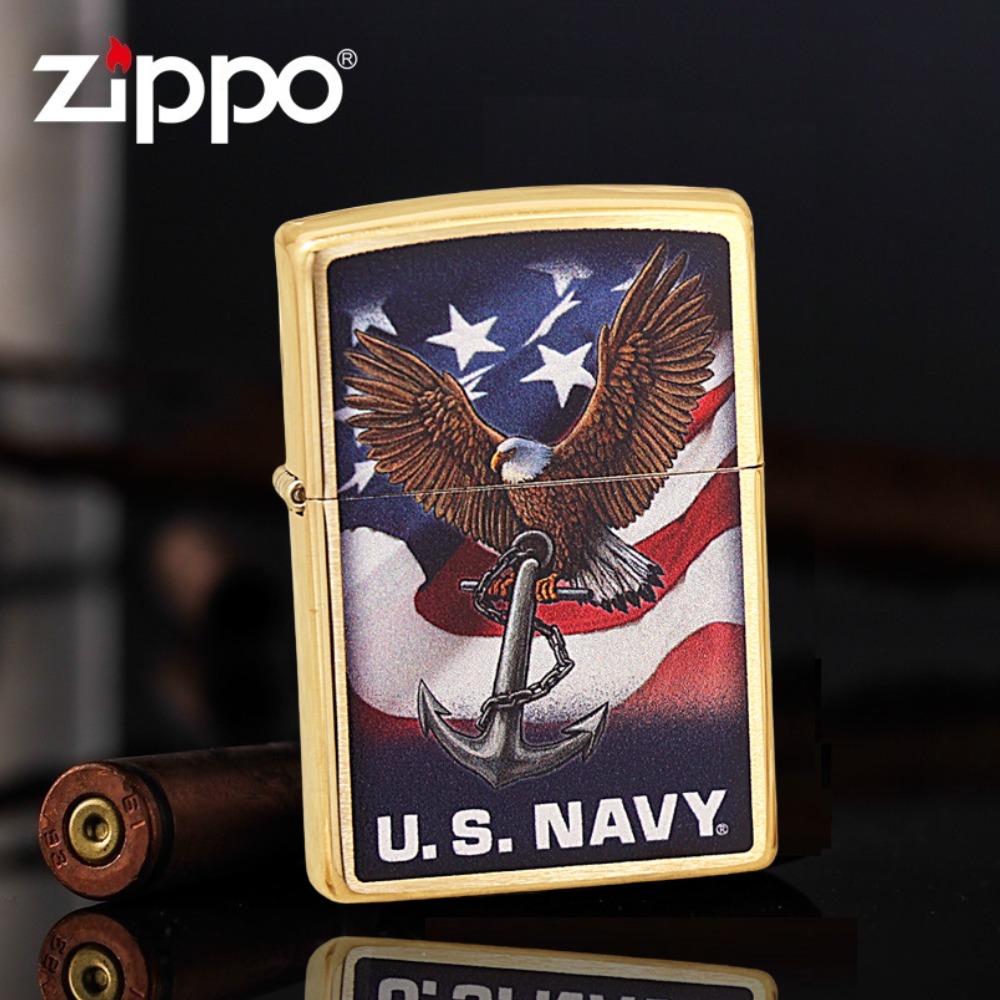 United States Navy® 48549 Zippo Lighter, Hobbies & Toys, Collectibles ...