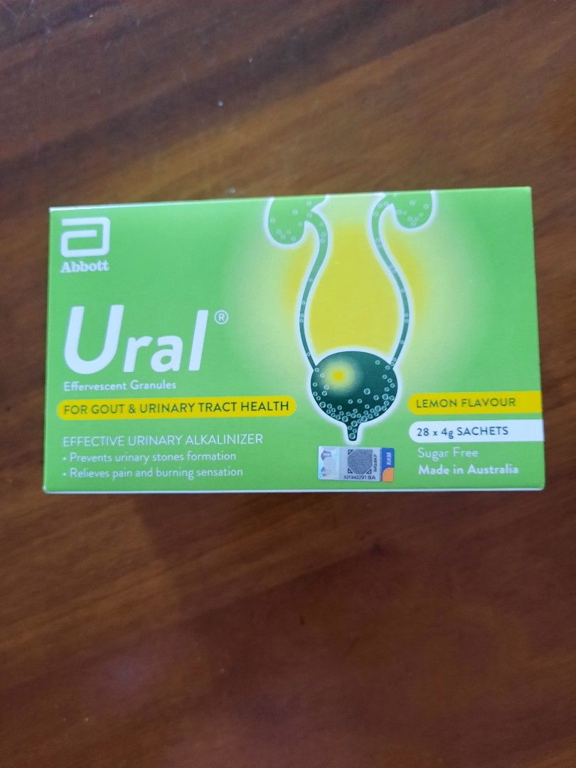 Ural Effervescent Granules, Health & Nutrition, Health Supplements ...