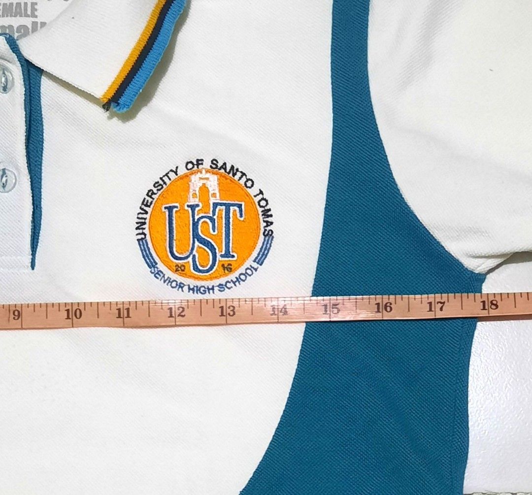 UST Senior High School Type B Uniform( Women's polo shirt) on Carousell