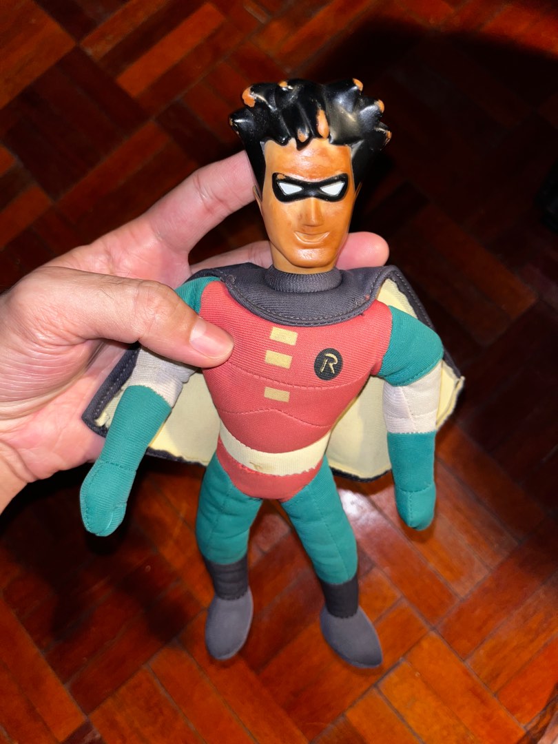 Vintage Batman Animated Series Robin Plush DC Comics 1999 Rare ...
