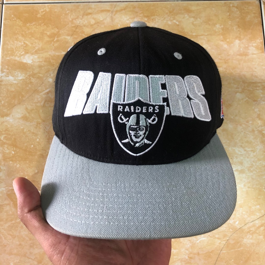 Vintage Raiders NFL Cap, Fesyen Pria, Aksesoris, Topi di Carousell