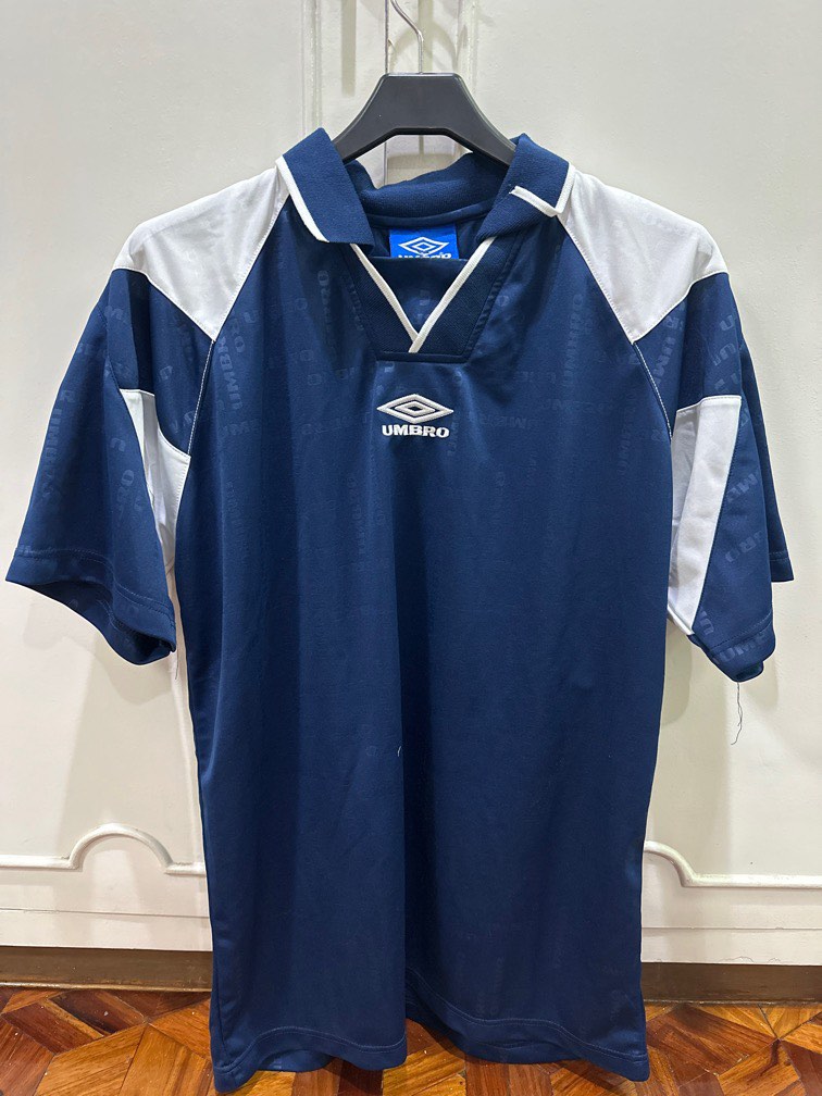 Vintage Umbro Polo/Soccer Shirt, Men's Fashion, Activewear on Carousell