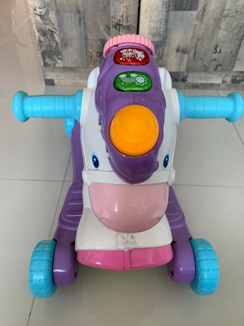 VTech Rock and Ride Unicorn, Babies & Kids, Infant Playtime on Carousell