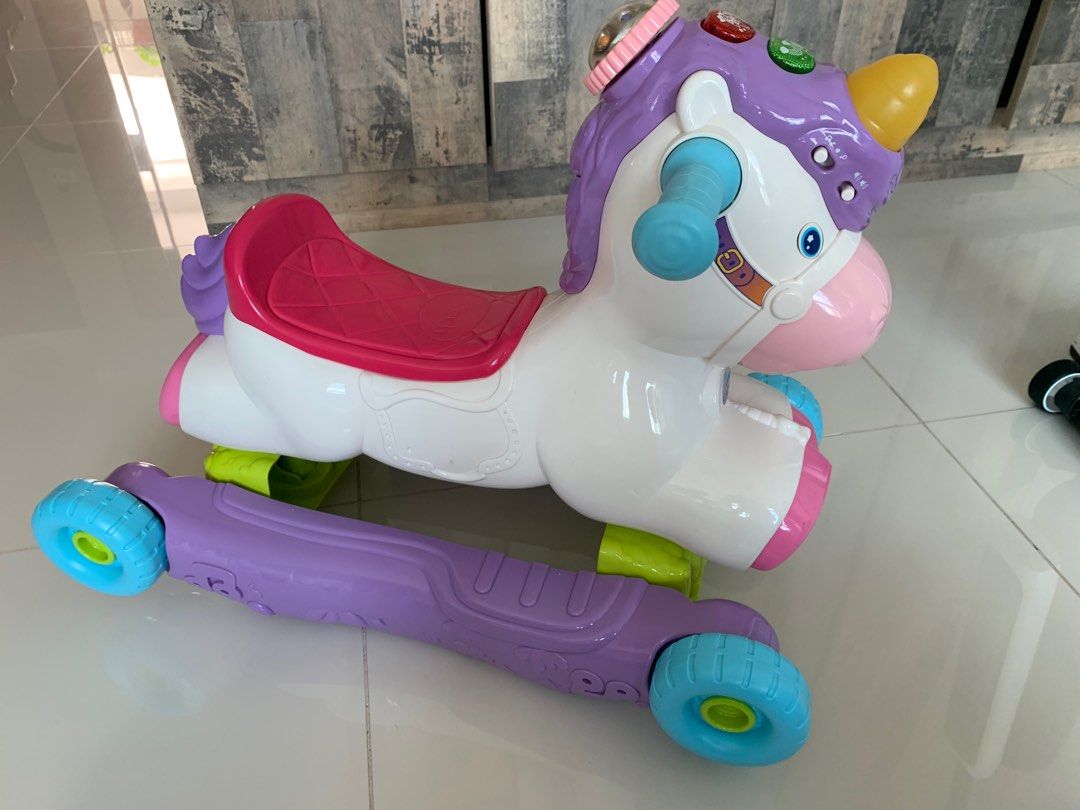 VTech Rock and Ride Unicorn, Babies & Kids, Infant Playtime on Carousell